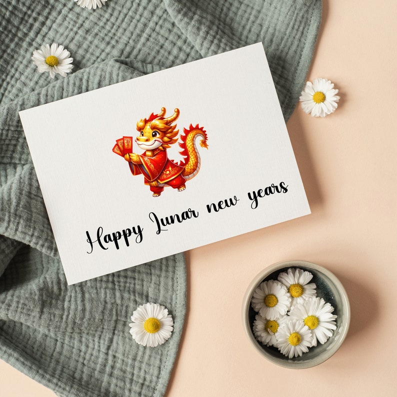 Watercolor 41 Cute Dragon Chinese New Year Clipart - Etsy