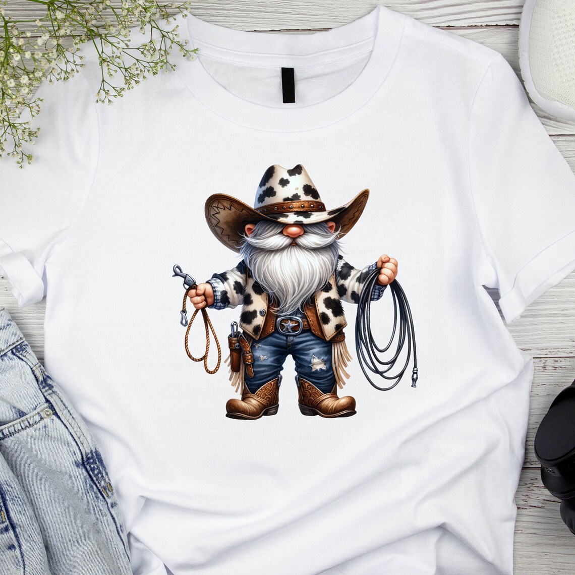 66 Cow Clipart, Gnome Clipart, Highland Cow, Watercolor Printable ...