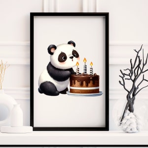 Baby Panda With Chocolate PNG, Panda Clipart, Animal Clipart, Little ...