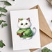 Cute Matcha Cat Digital Stickers, Cozy Green Drink Clipart Journaling ...