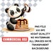 Baby Panda With Chocolate PNG, Panda Clipart, Animal Clipart, Little ...