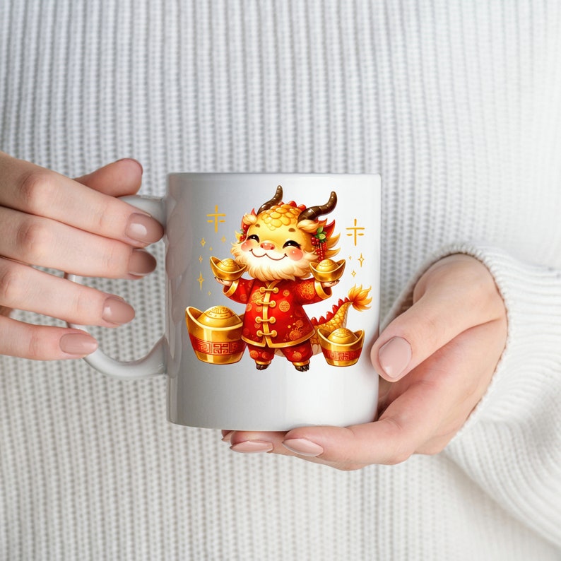 Watercolor 41 Cute Dragon Chinese New Year Clipart - Etsy