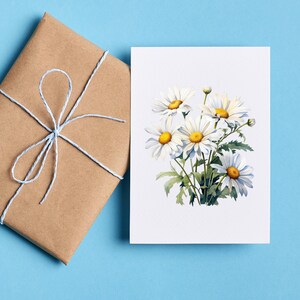 Watercolor Daisy Flower Clipart Bundle,cute Daisy,watercolor Floral ...