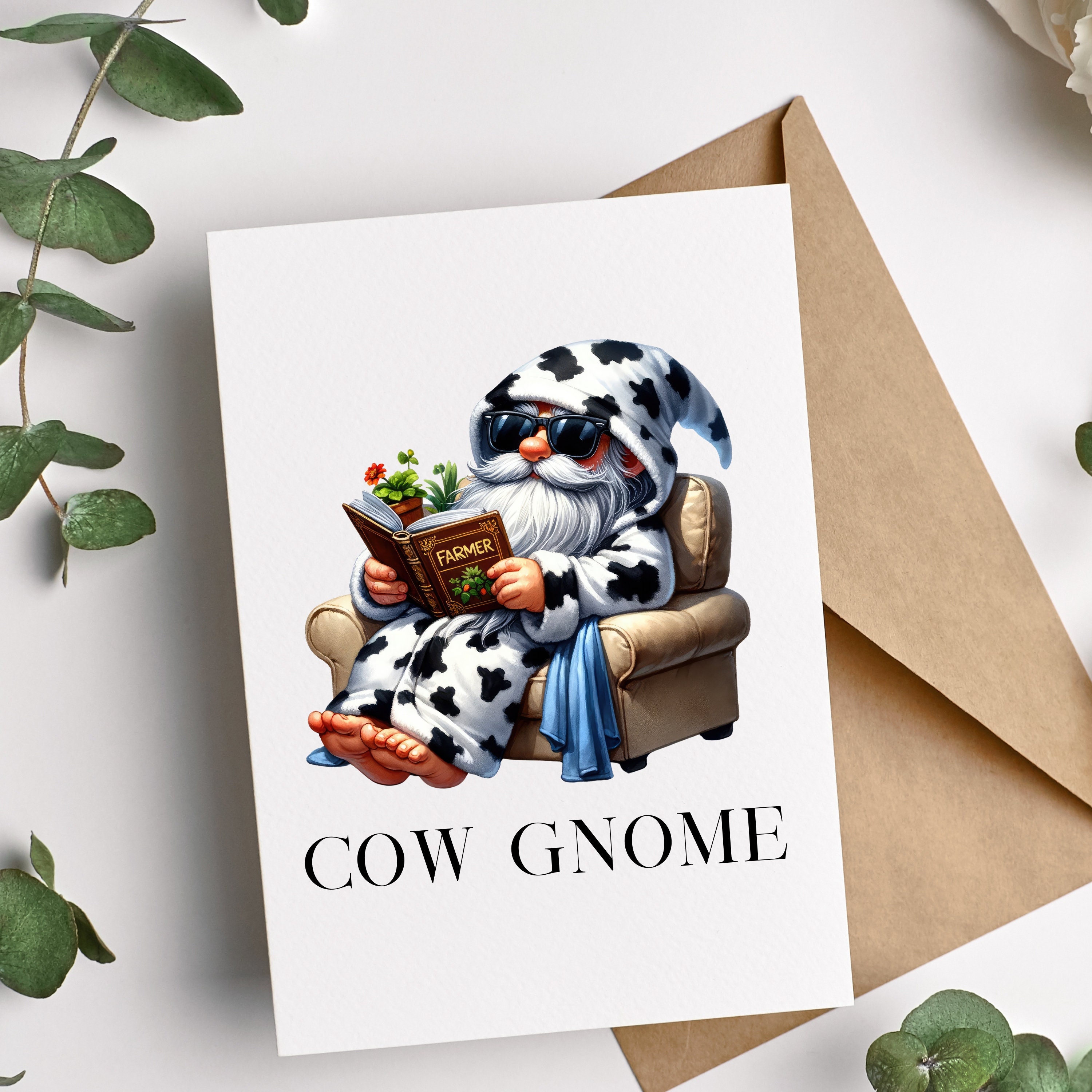 66 Cow Clipart, Gnome Clipart, Highland Cow, Watercolor Printable ...