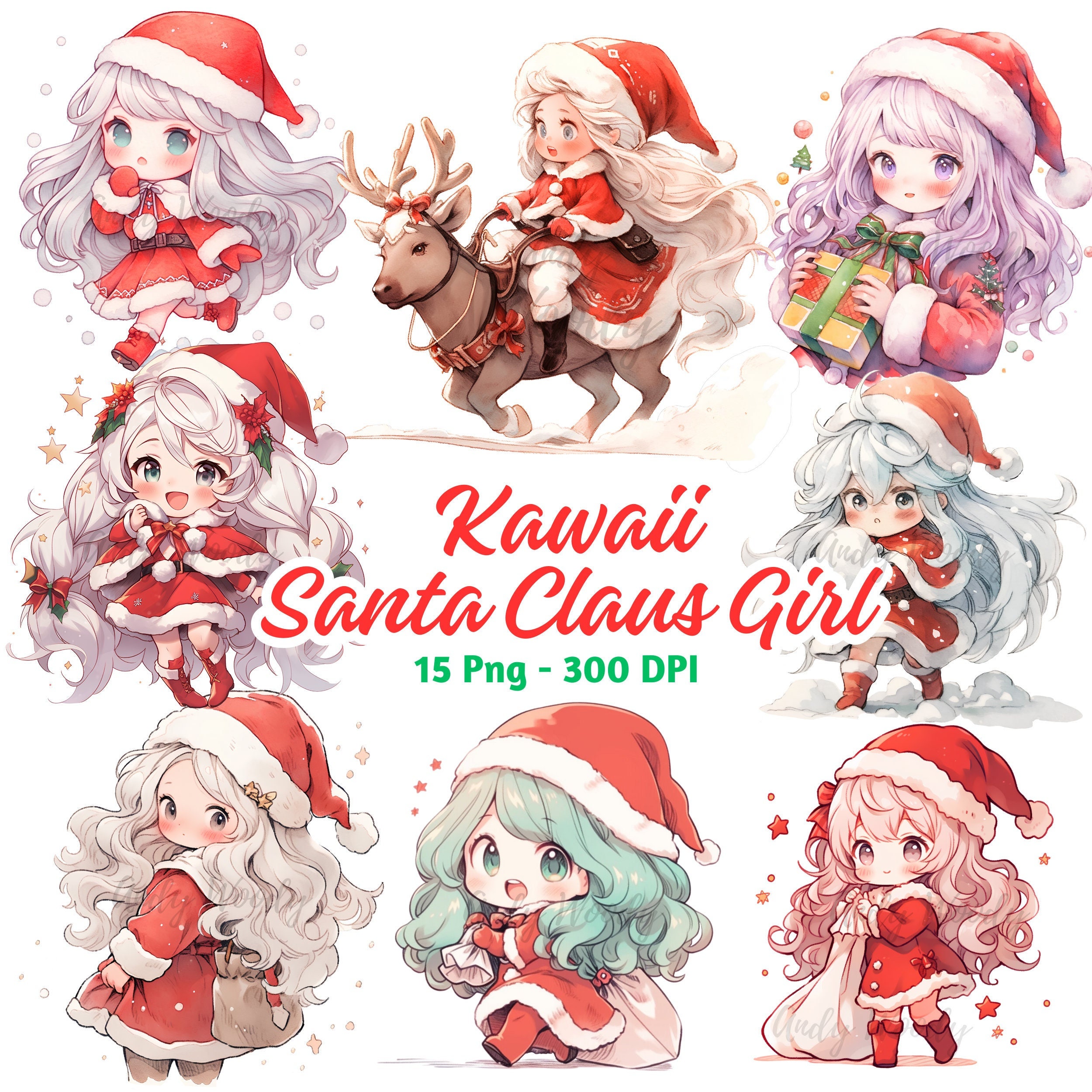 Christmas Anime Chibi Png