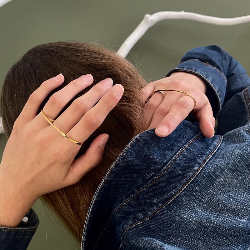 Three Finger Ring - Etsy
