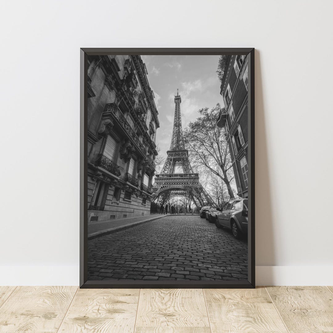 Paris Poster, Paris Wall Art, France Landmark Print, Romantic Cityscape ...
