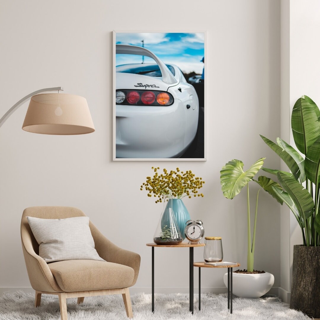 Vintage Toyota Supra Poster, Vintage Toyota Supra Print, Toyota Wall ...