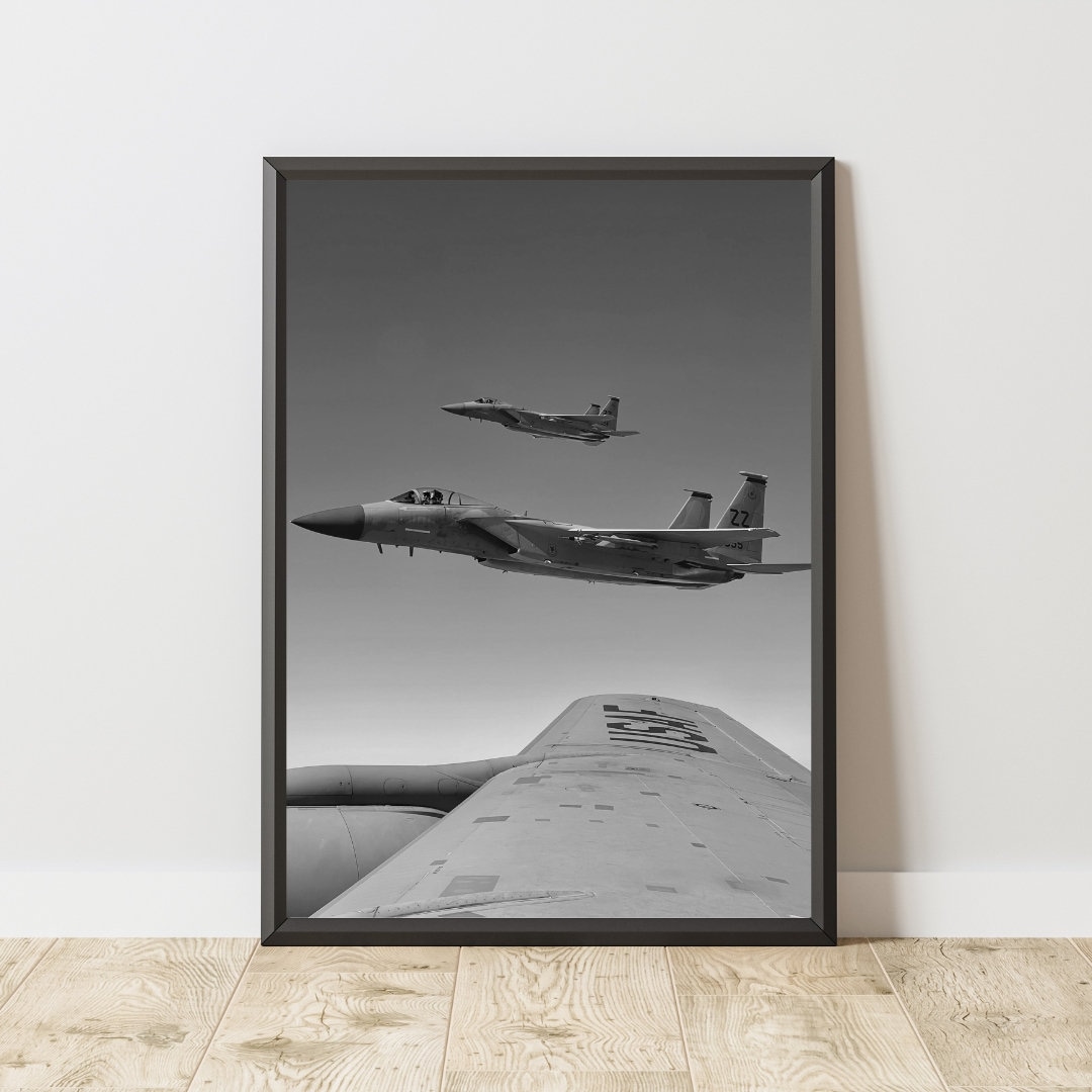 Fighter Jet Poster, Fighter Jet Print, Fighter Jet Wall Art, Airplane ...