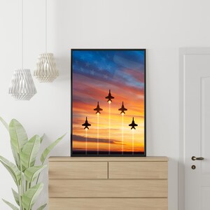 Fighter Jet Poster, Fighter Jet Print, Fighter Jet Wall Art, Military ...