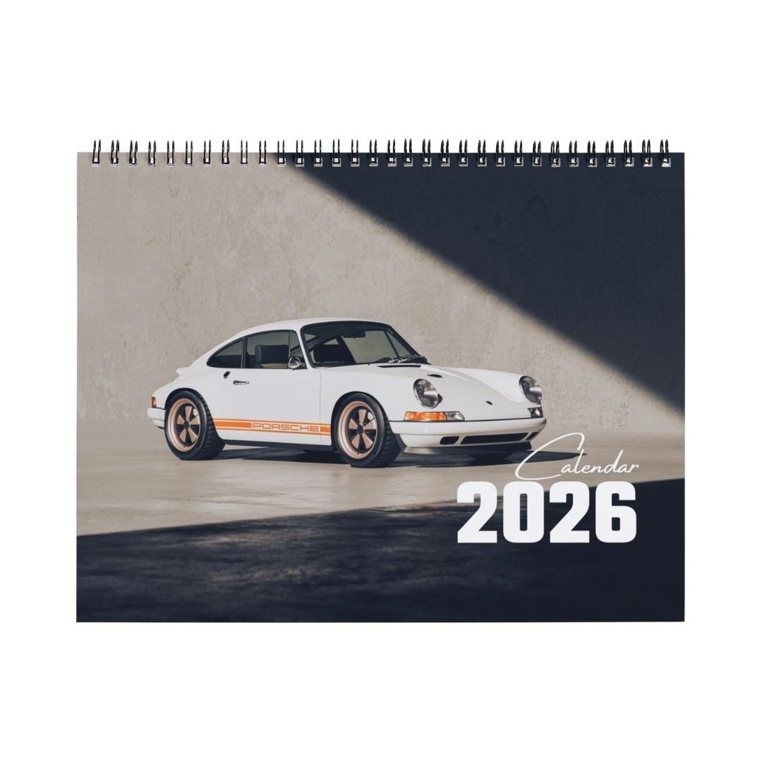 Vintage Car Calendar, Vintage Car 2026 Calendar, Vintage Car Wall ...
