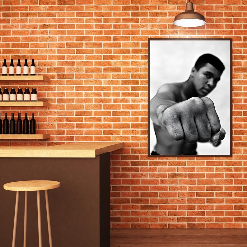 Muhammad Ali Poster, Muhammad Ali Print, Muhammad Ali Wall Art, Vintage ...