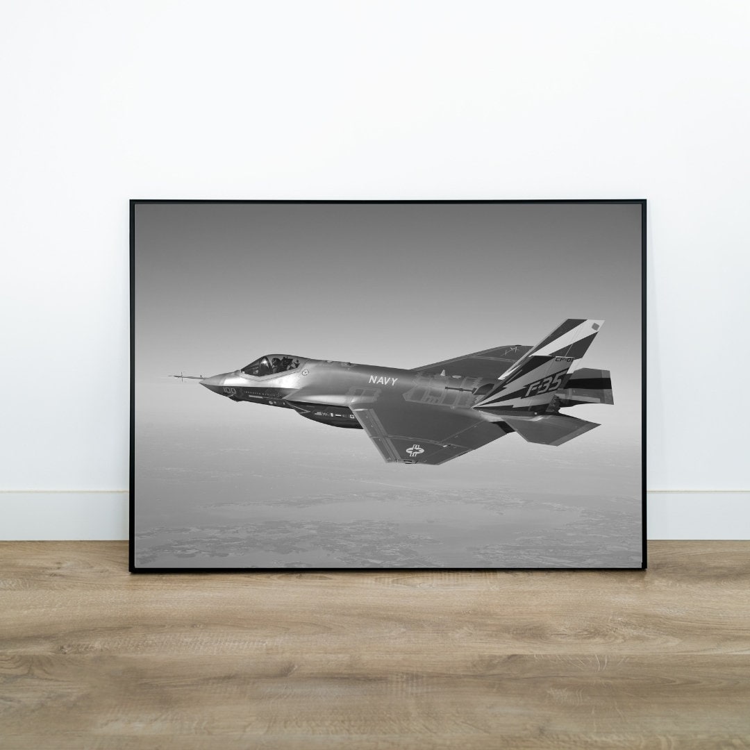 Fighter Jet Poster, Fighter Jet Print, Fighter Jet Wall Art, Airplane ...