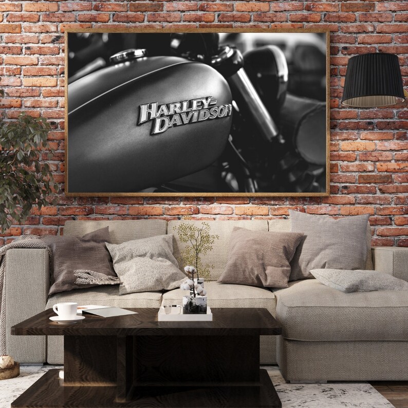 Harley Davidson Poster Harley Davidson Print Harley Davidson Wall Art