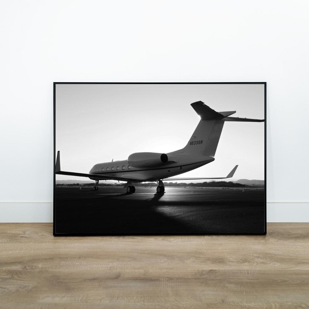 Private Jet Poster, Private Jet Print, Private Jet Wall Art, Airplane ...