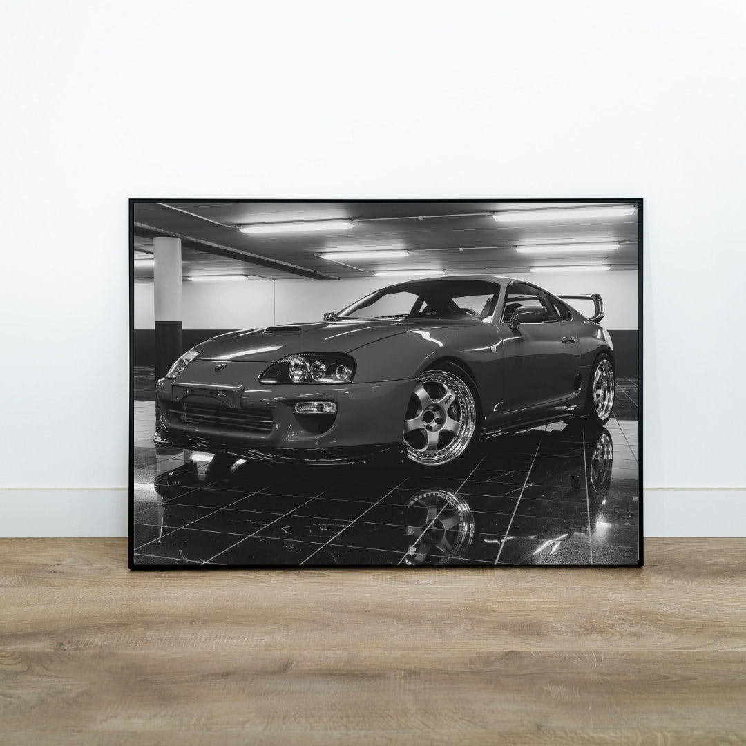Toyota Supra Poster, Toyota Supra Print, Toyota Wall Art, Vintage ...