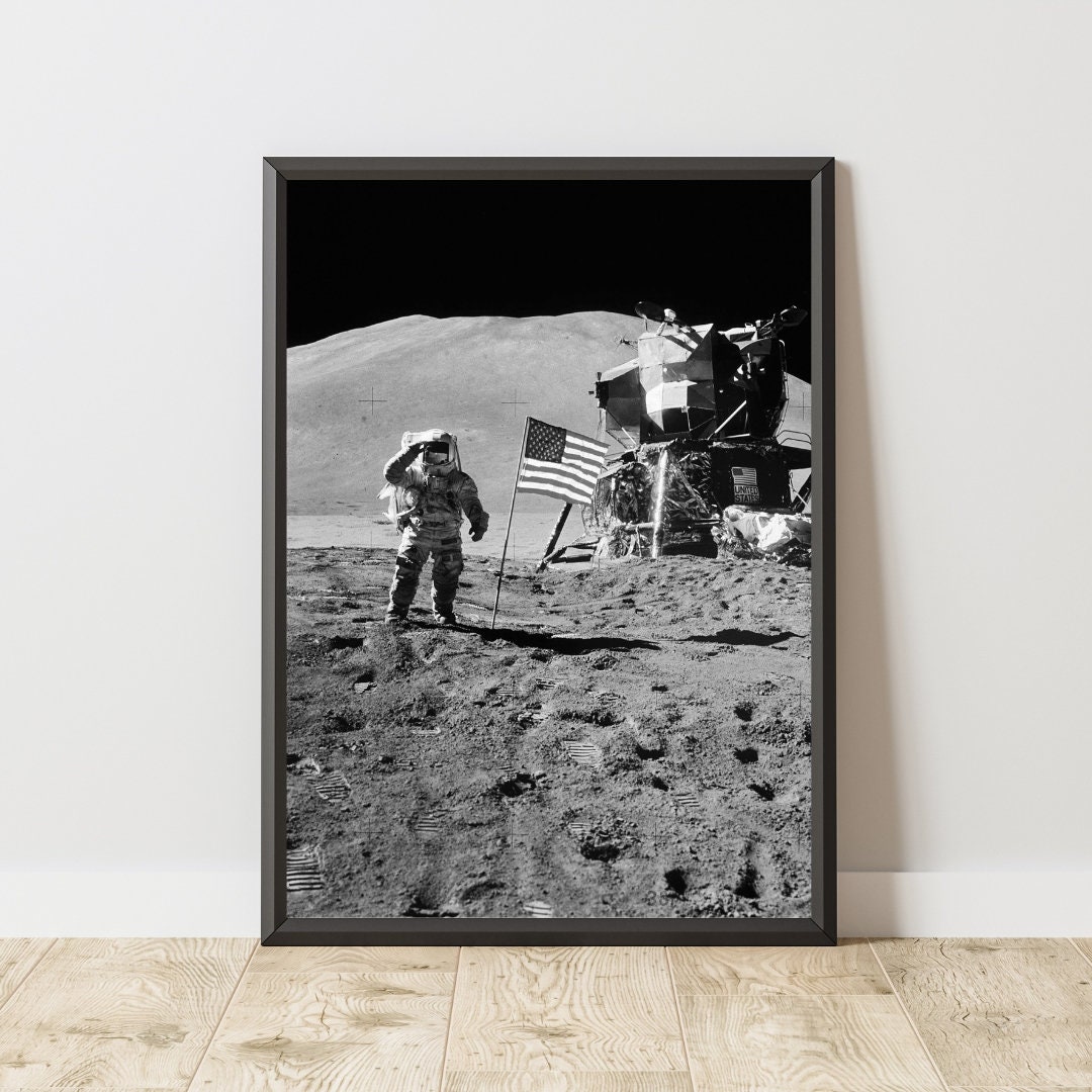 Apollo 15 Poster, Apollo 15 Print, Space Poster, Space Print, Space ...