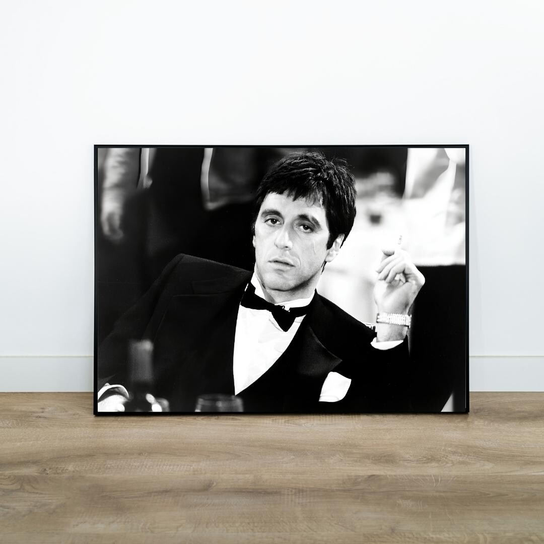 Scarface Poster, Scarface Print, Scarface Wall Art, Movie Wall Art ...