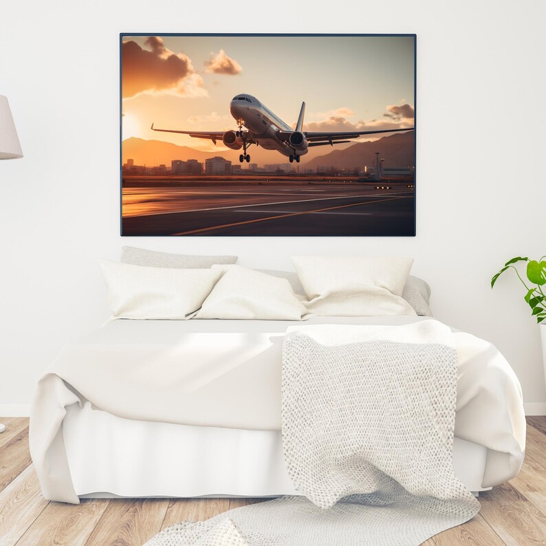 Airplane Poster, Airplane Print, Airplane Wall Art, Aviation Poster ...