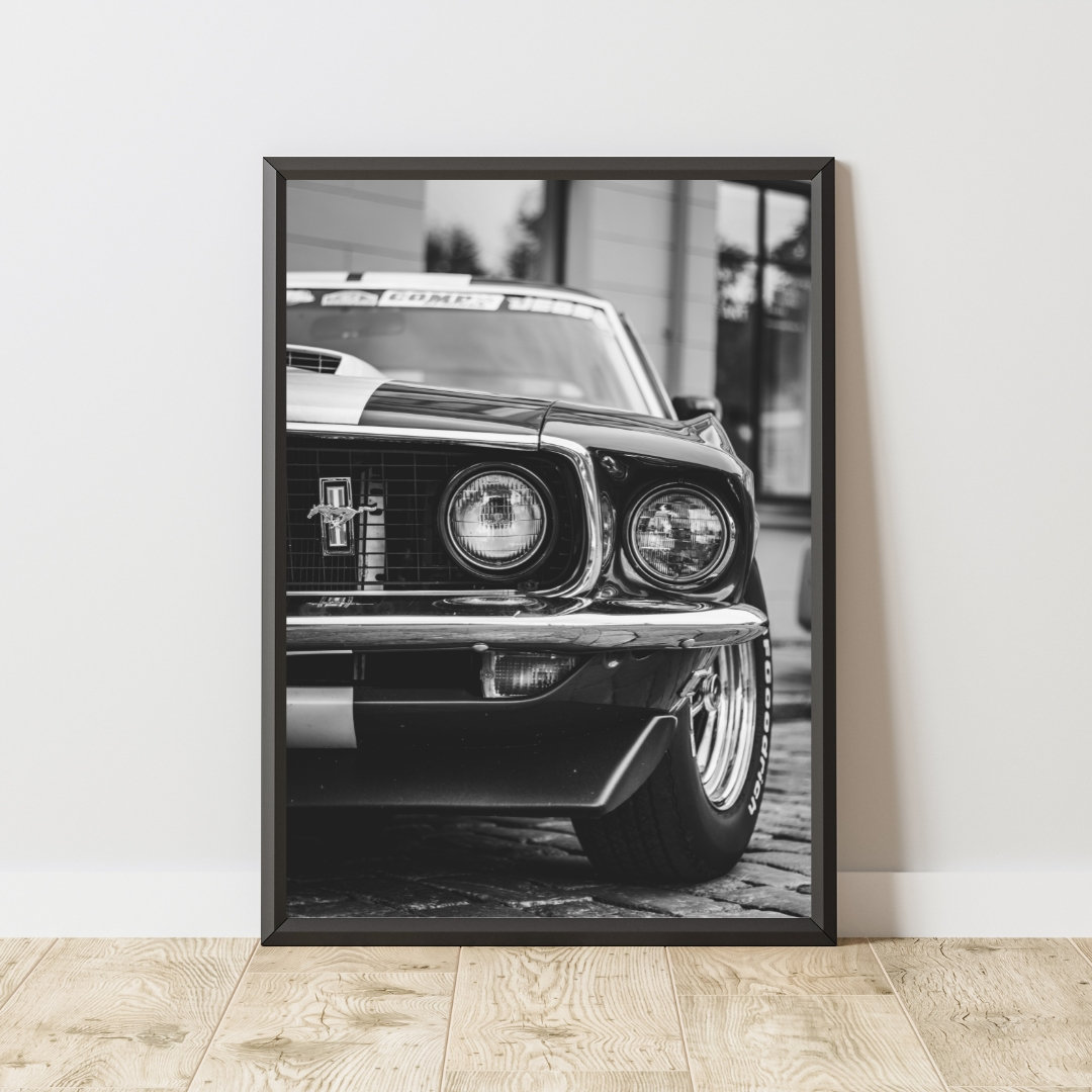 Vintage Ford Mustang Poster, Vintage Ford Mustang Print, Ford Mustang ...
