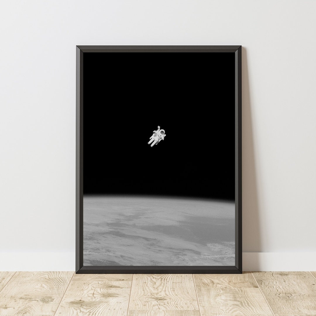 Astronaut Poster, Astronaut Print, Space Poster, Space Print, Space ...