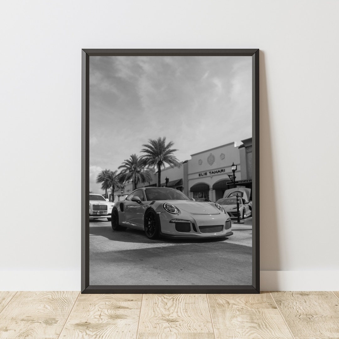 Porsche 911 GT3 RS Poster, Porsche GT3 RS Print, Porsche GT3 RS Wall ...