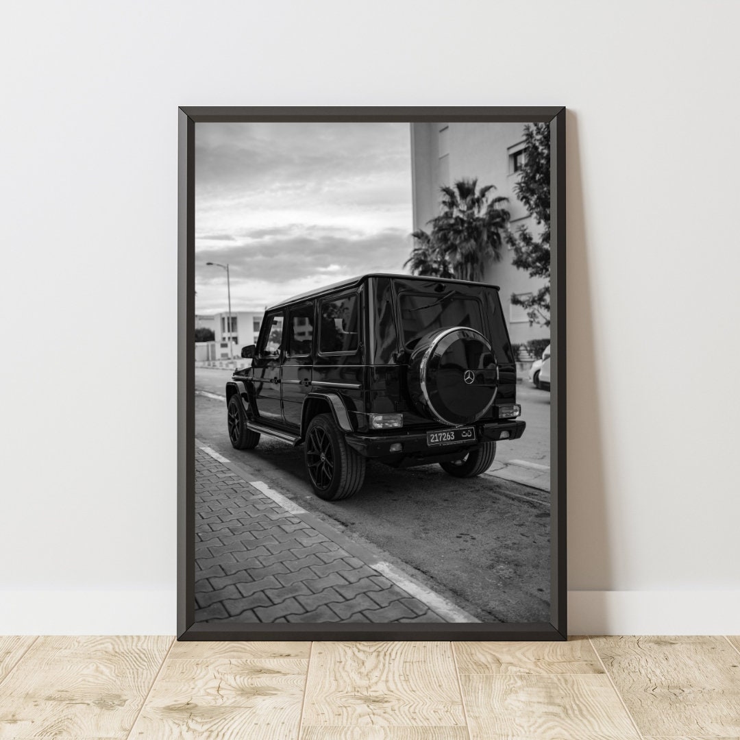 Mercedes G-wagon Poster, Mercedes G-wagon Print, Mercedes G-wagon Wall ...