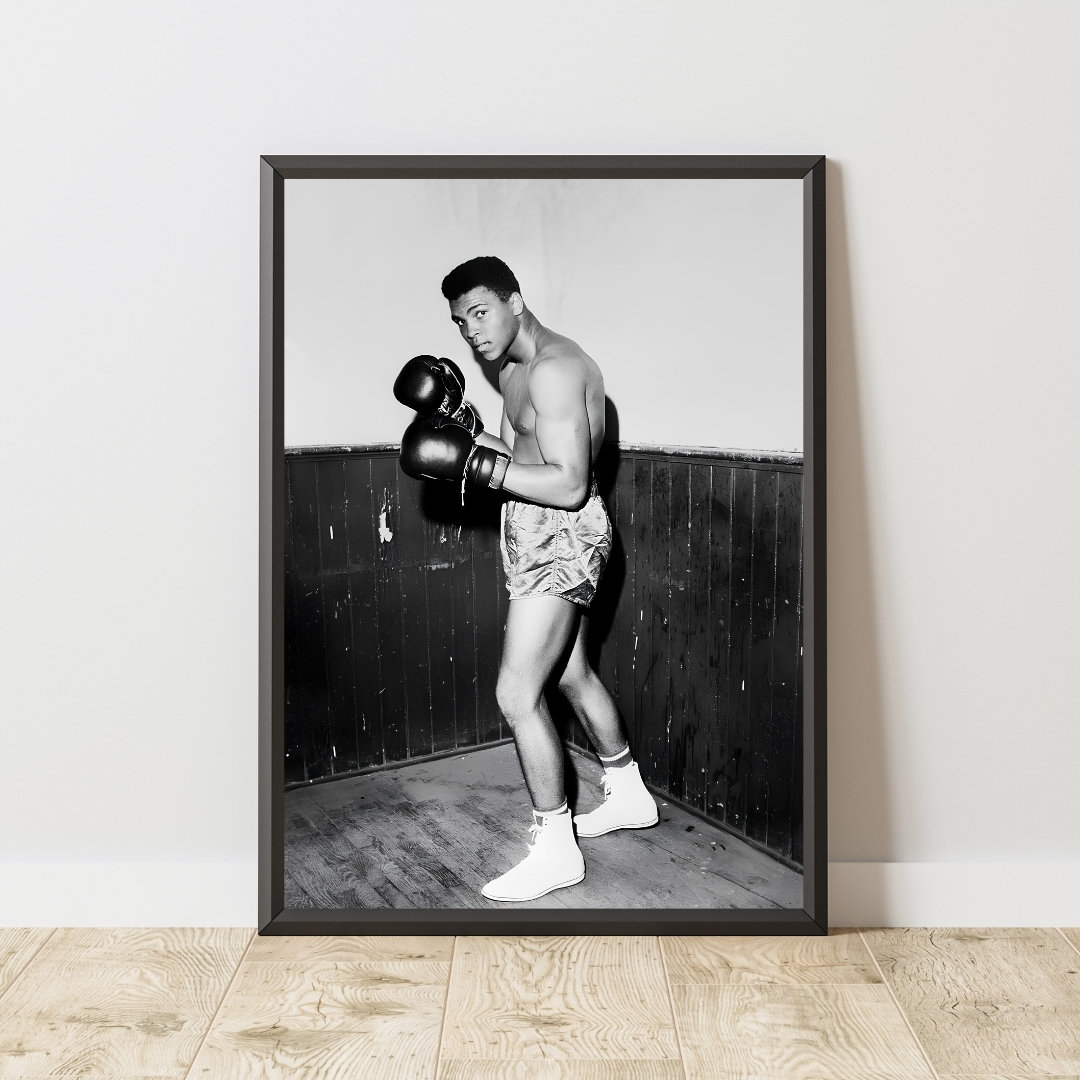 Muhammad Ali Poster, Muhammad Ali Print, Muhammad Ali Wall Art, Black ...
