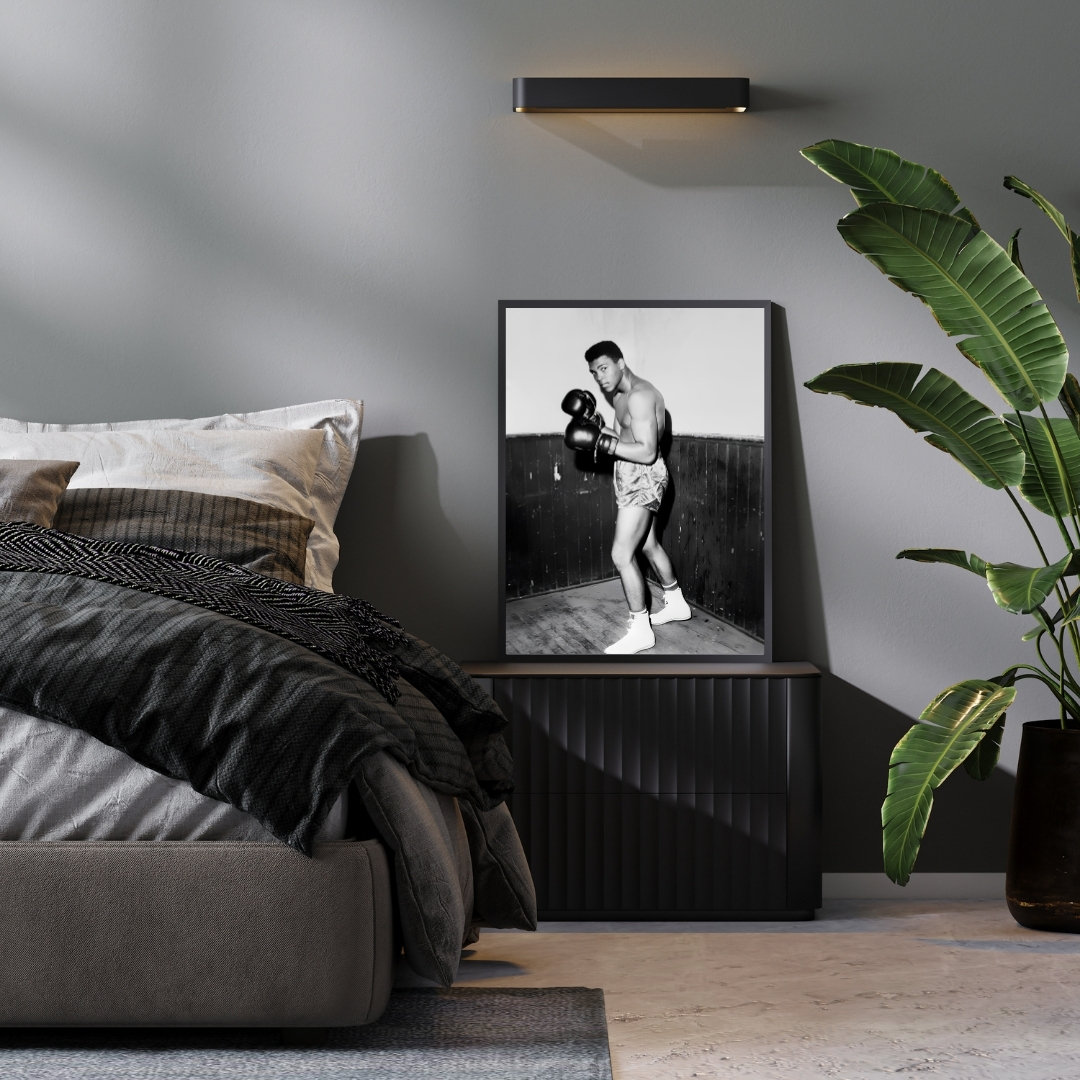 Muhammad Ali Poster, Muhammad Ali Print, Muhammad Ali Wall Art, Black ...