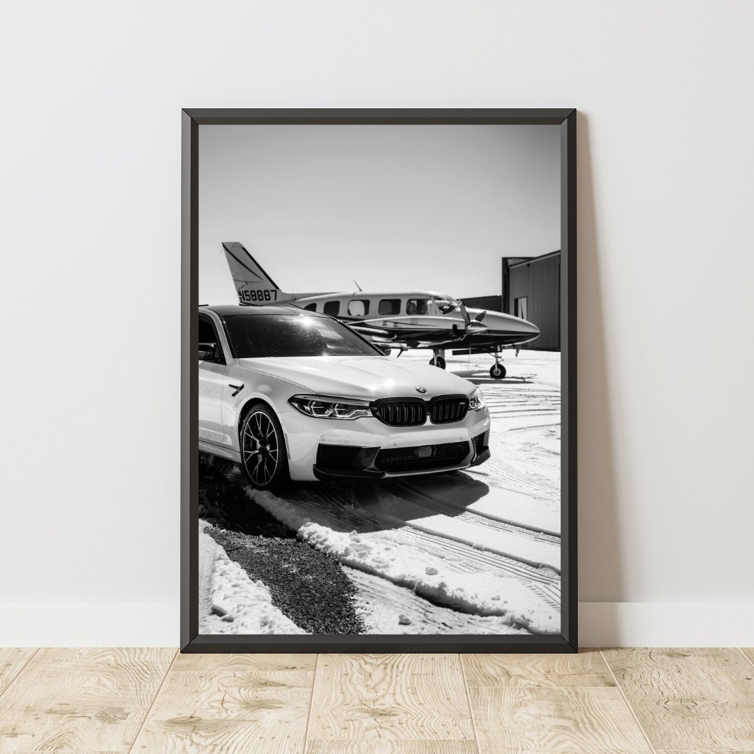 BMW M5 Poster, BMW Print, BMW Wall Art, Sports Car Poster, Luxury Car ...