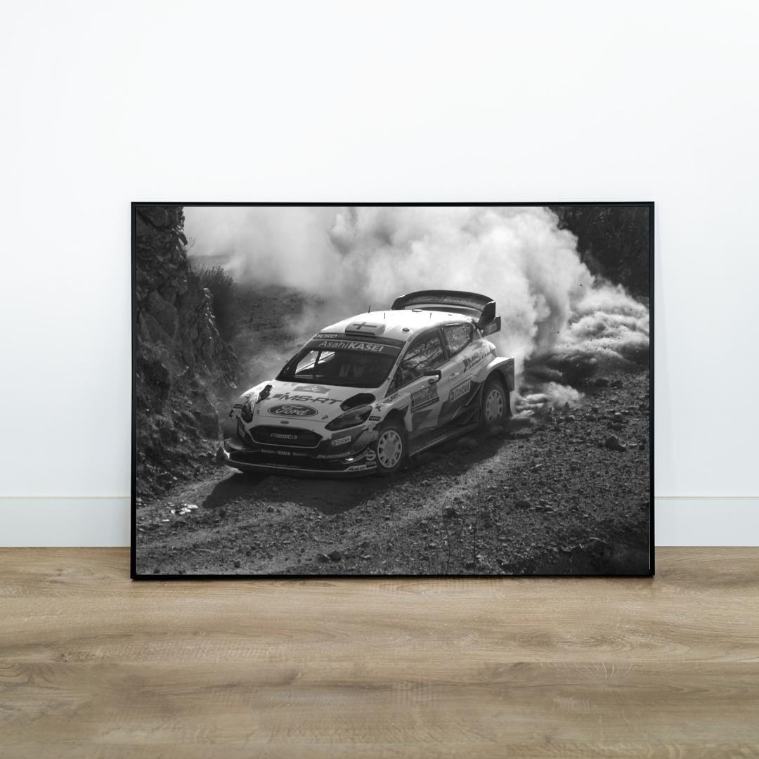 Rally Car Poster, Rally Car Print, Rally Wall Art, Vintage Motorsports ...