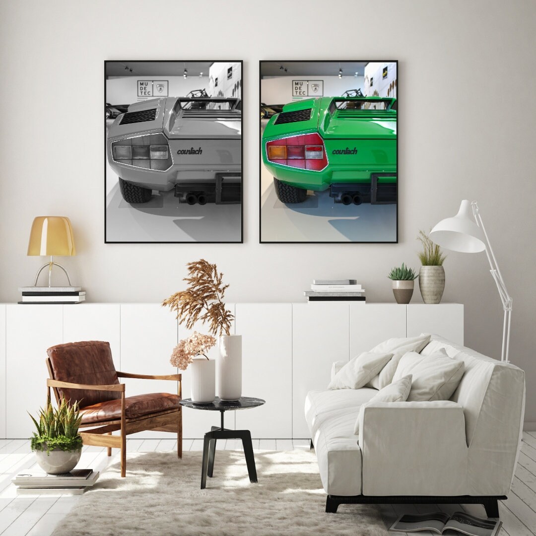 Vintage Lamborghini Countach Poster Lamborghini Countach - Etsy