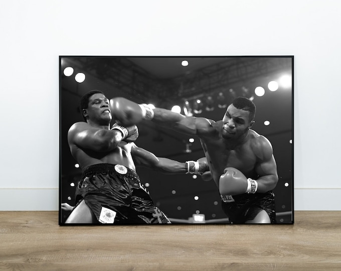 Mike Tyson Poster, Mike Tyson Print, Mike Tyson Wall Art, Boxing Poster ...
