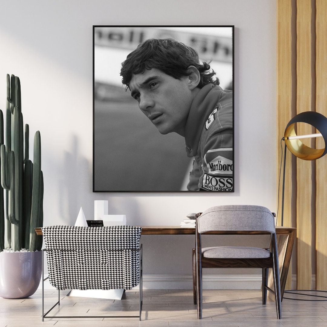 Ayrton Senna Poster Ayrton Senna Print Ayrton Senna Wall - Etsy