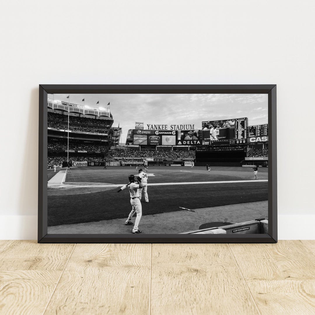 New York Baseball Stadium Poster, Baseball Poster, Baseball Stadium ...