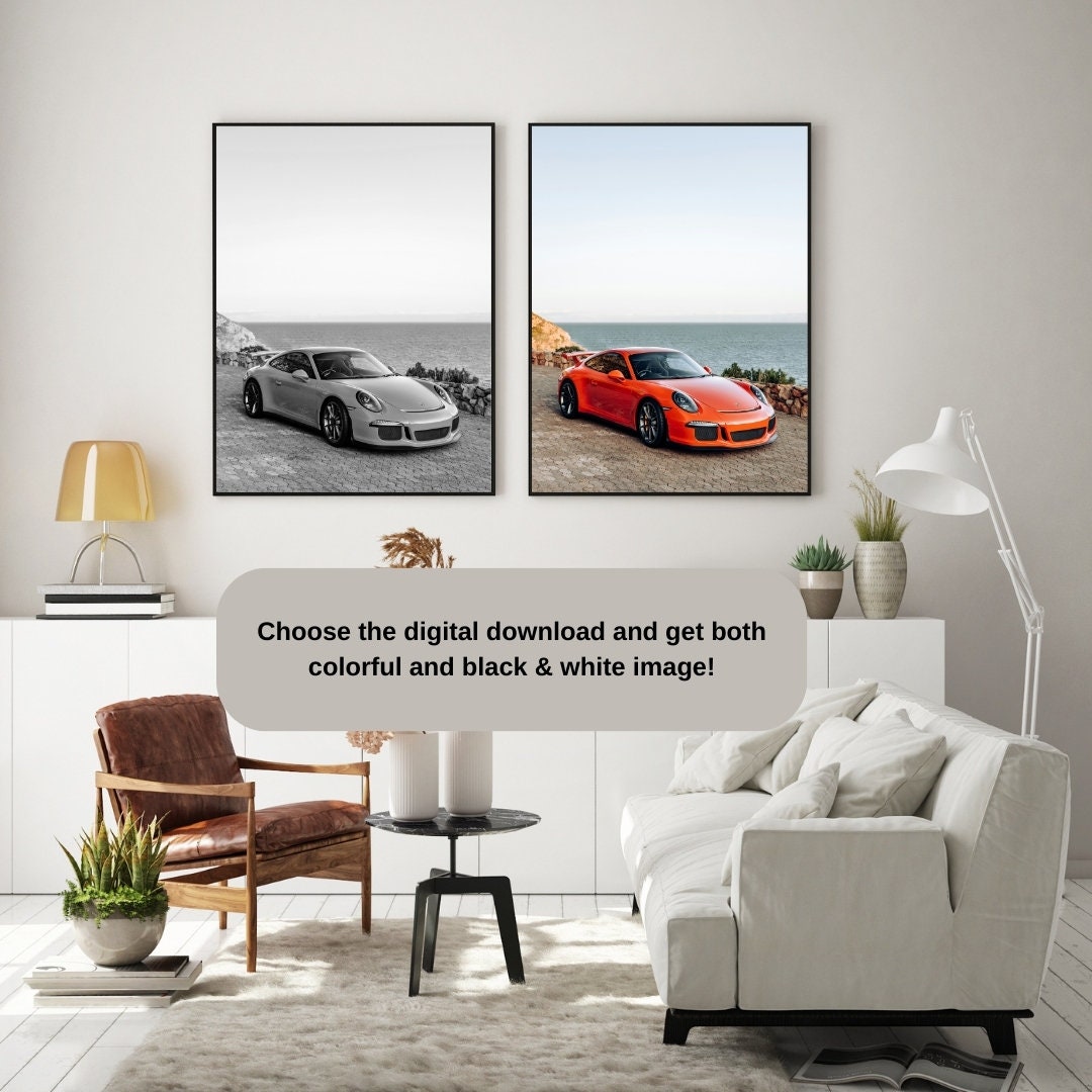 Porsche 911 GT3 Poster, Porsche GT3 Print, Porsche GT3 Wall Art ...