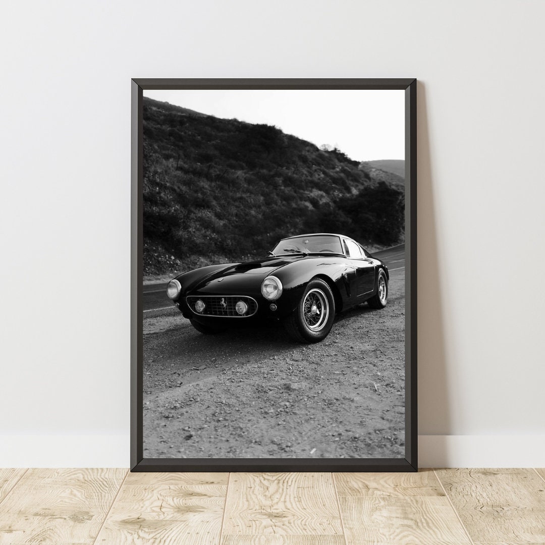 Vintage Ferrari Poster Vintage Ferrari Print Ferrari Wall - Etsy