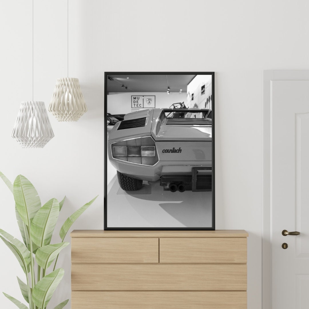Vintage Lamborghini Countach Poster Lamborghini Countach - Etsy