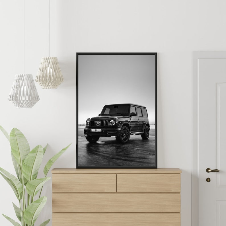 Mercedes G-wagon Poster, Mercedes G-wagon Print, Mercedes G-wagon Wall ...