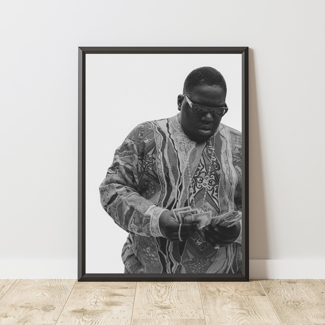 Notorious BIG Poster, Notorious BIG Print, Biggie Wall Art, Music Wall ...
