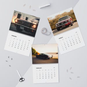 Ford Mustang Calendar, Ford Mustang 2025 Calendar, Mustang Wall ...