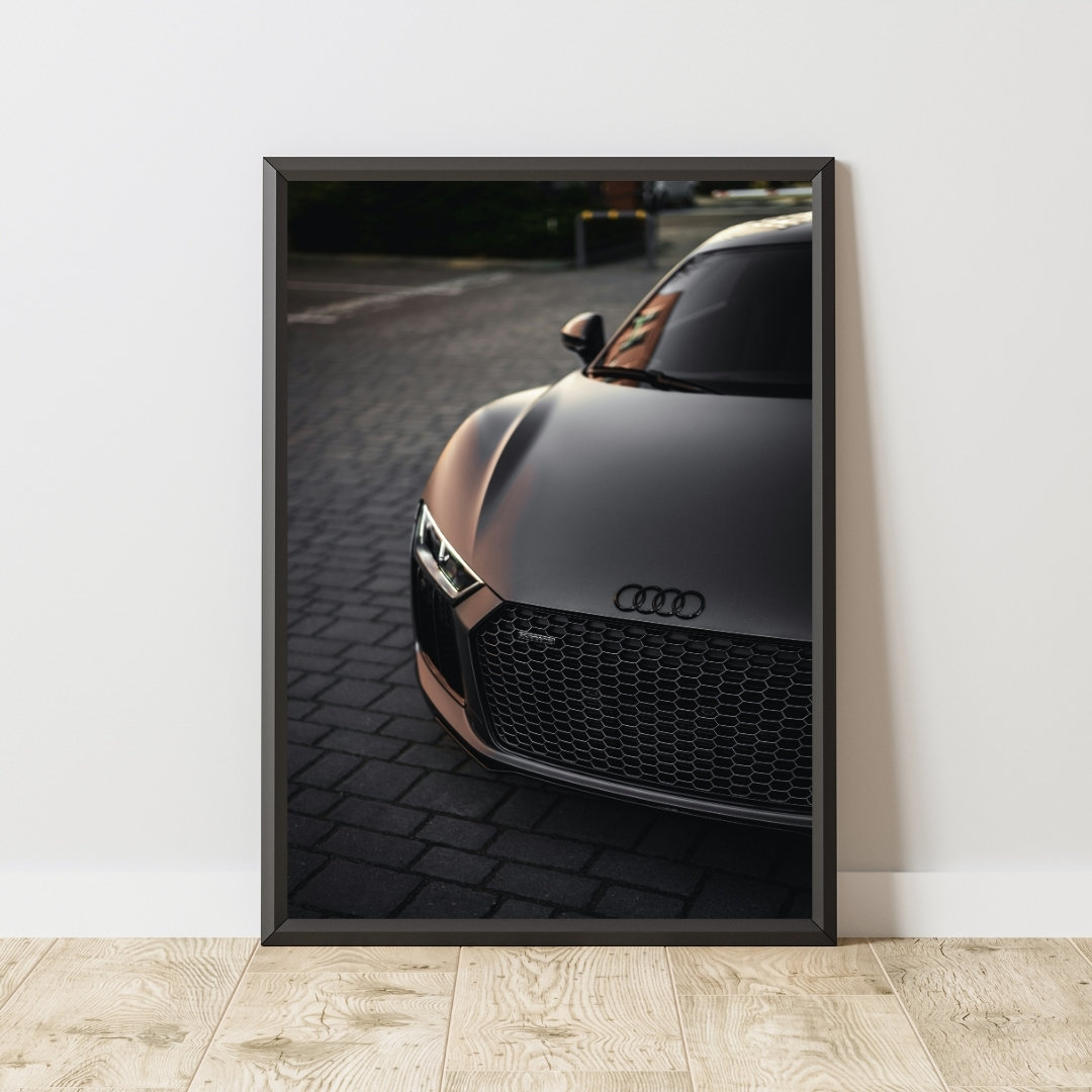 Audi R8 Poster, Audi R8 Print, Audi R8 Wall Art, Iconic Car Poster ...
