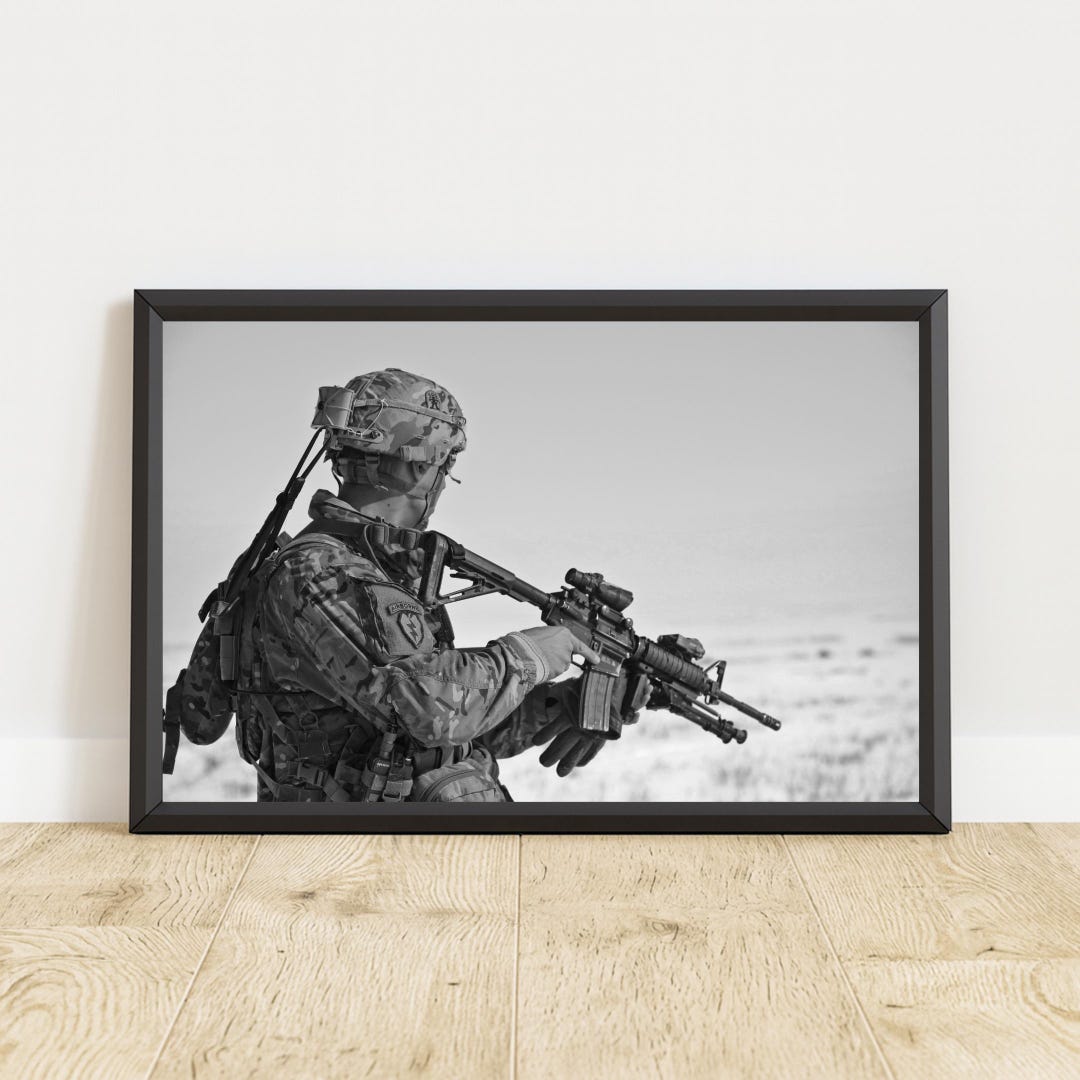Soldier Poster, Soldier Print, Soldier Wall Art, Military Poster ...