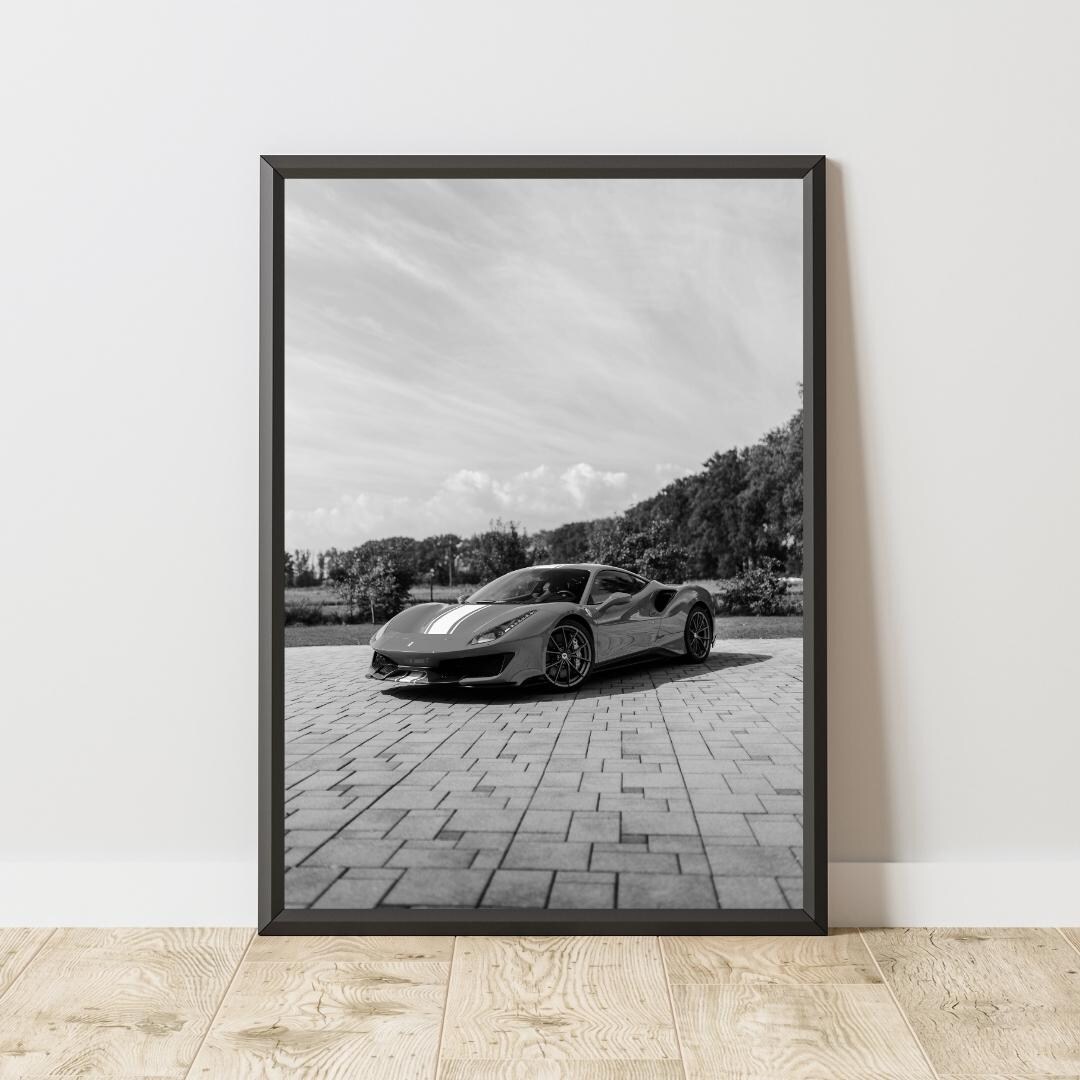 Buy Ferrari 488 Pista Poster, Ferrari Poster, Ferrari Print, Ferrari ...