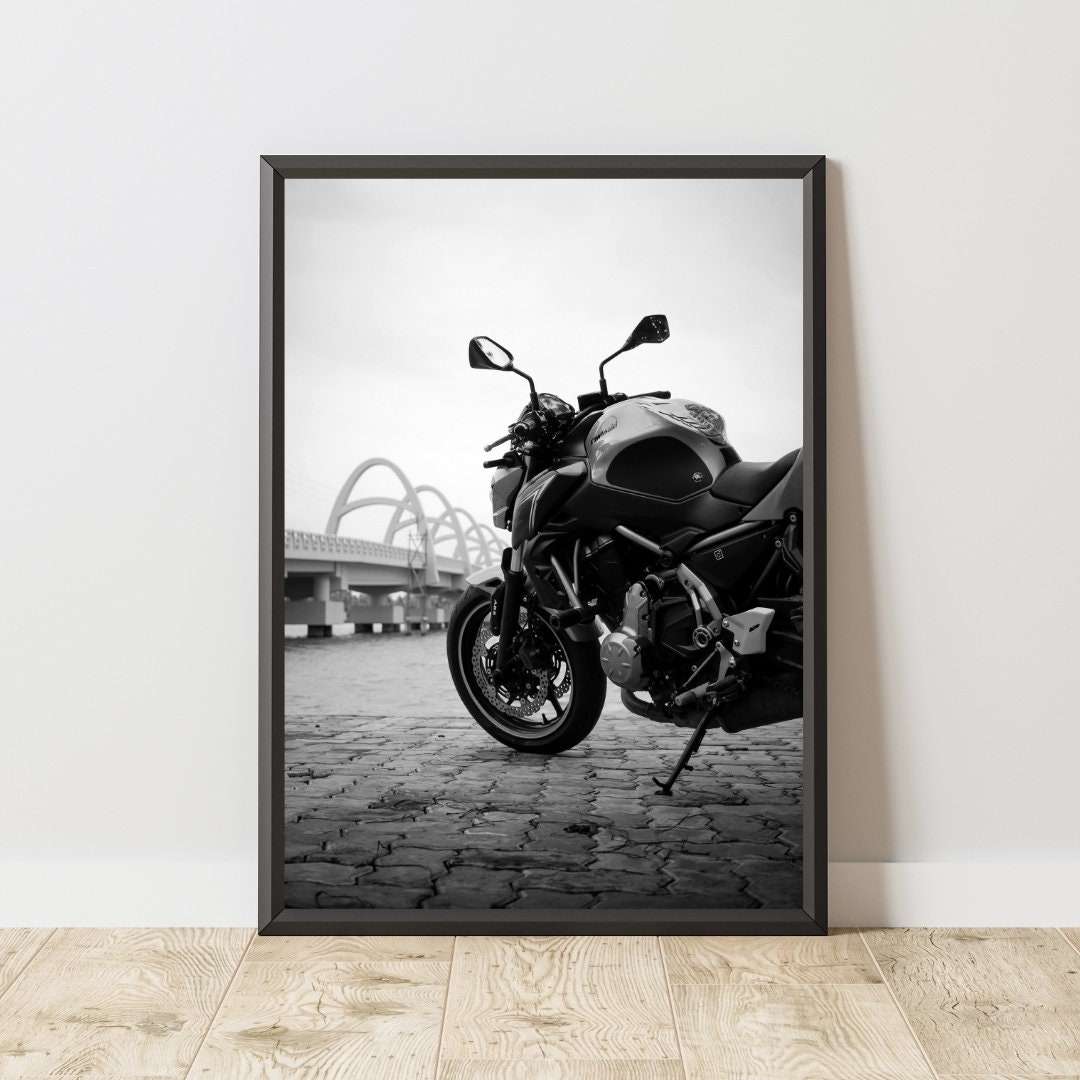 Sports Bike Poster, Sports Bike Print, Sports Bike Wall Art, Motorcycle ...