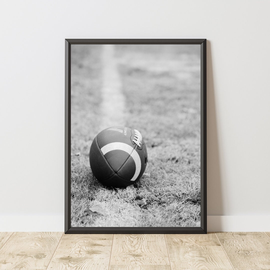 Football Poster, Football Print, Football Wall Art, Football Wall Decor ...