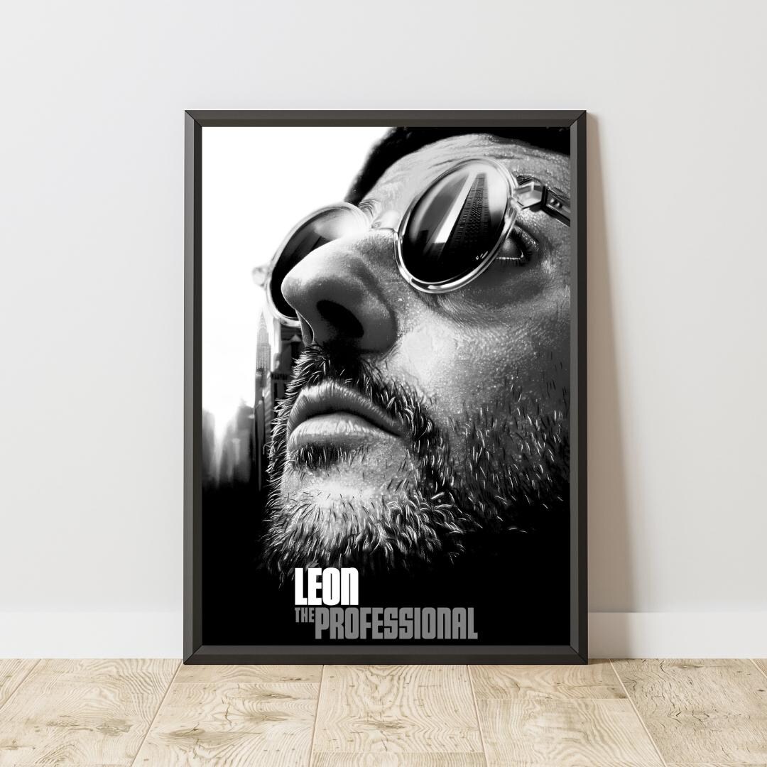 Léon Poster, Léon Print, Léon Wall Art, Léon the Professional, Movie ...