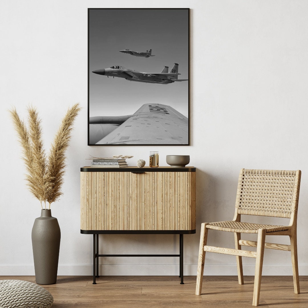 Fighter Jet Poster, Fighter Jet Print, Fighter Jet Wall Art, Airplane ...