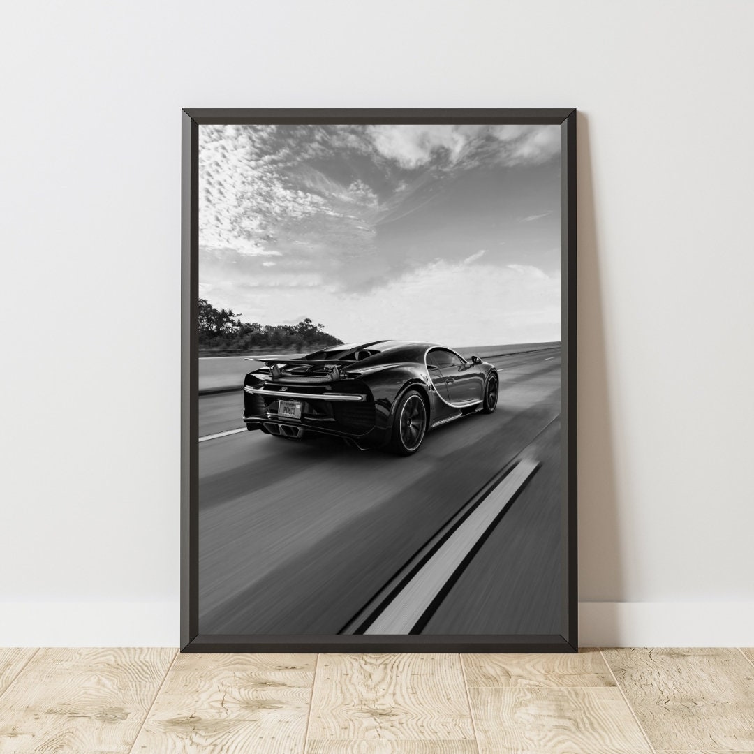 Bugatti Chiron Poster, Bugatti Chiron Print, Bugatti Chiron Wall Art ...