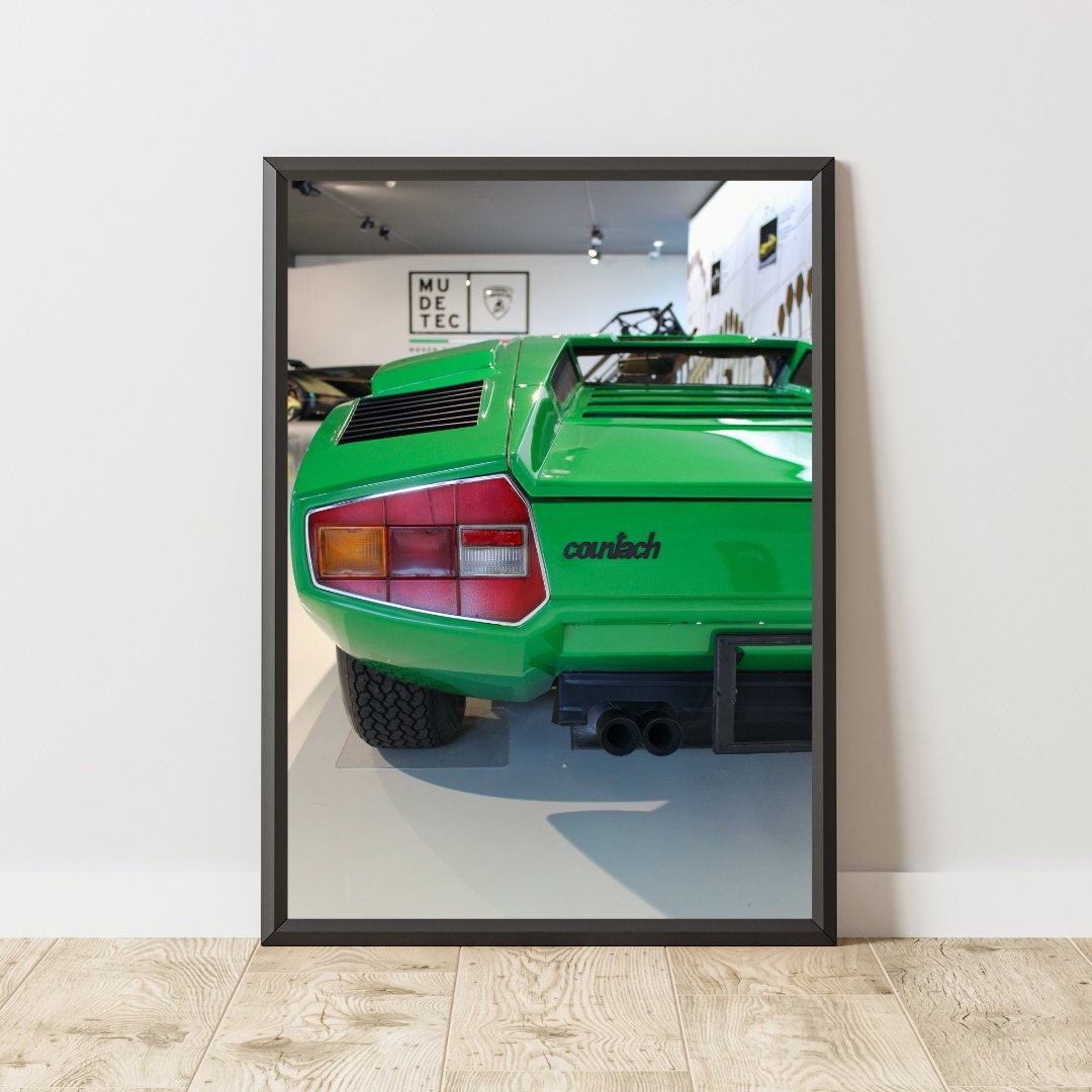 Vintage Lamborghini Countach Poster Lamborghini Countach - Etsy